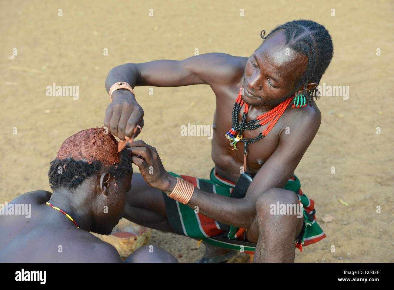 Kara Tribe der Omo-Valley,Ethiopia.One der letzten Regionen der Erde ...