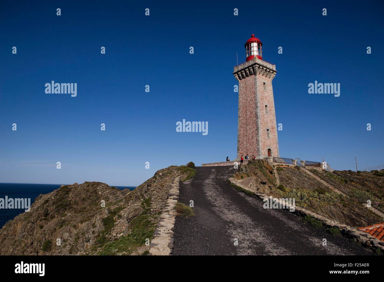 Frankreich, Pyrenäen Orientales, Cote Vermeille, Port Vendres, Kappe ...