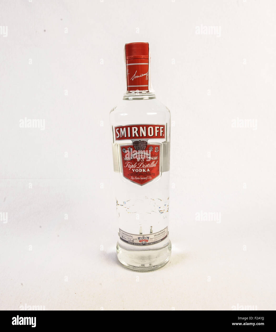Wodka Smirnoff-Wodka Smirnoff Stockfotografie - Alamy