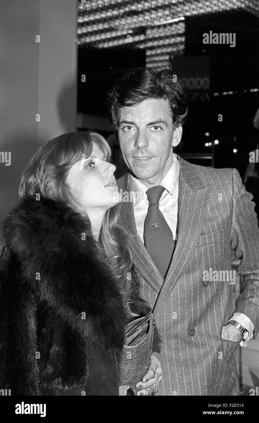 Zwei Sänger Heidi Brühl und Bela Erny, Deutschland 1970er Jahre. Sänger ...