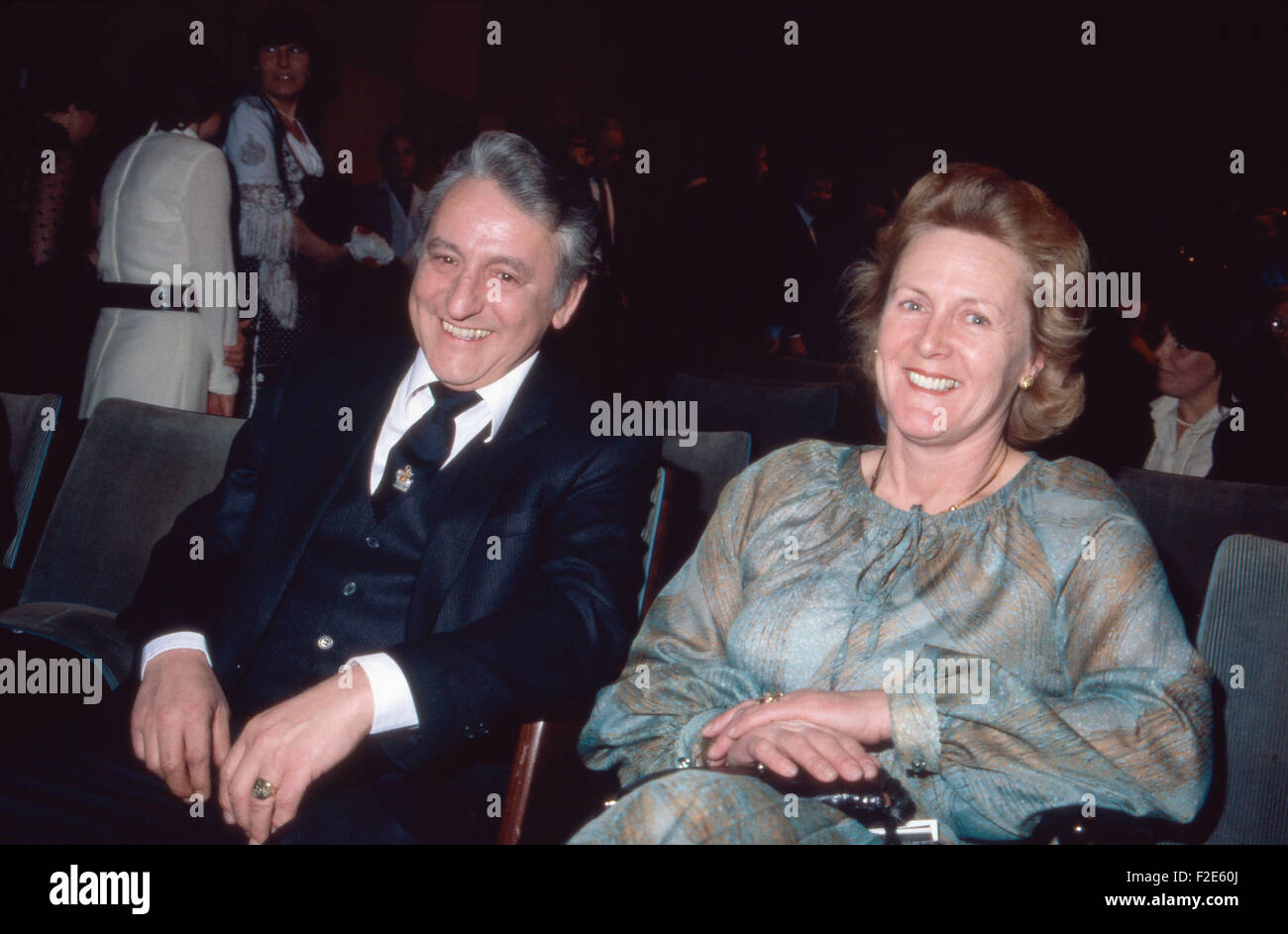 Der Bayerische Schauspieler Maxl Graf Mit Ehefrau Olga Georgine, 1980er ...