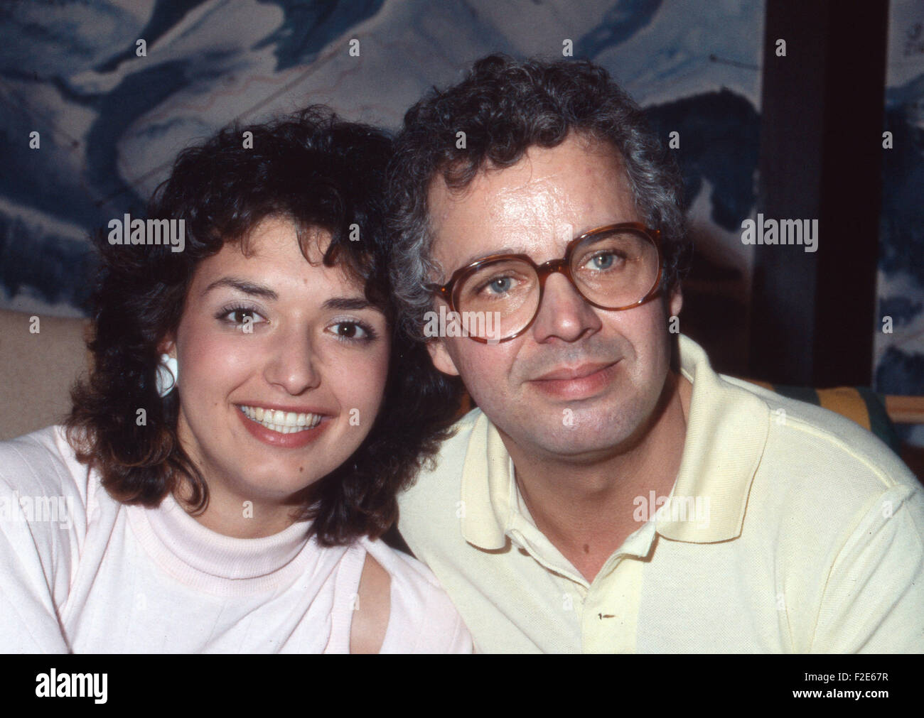 Der Deutsche Schauspieler Michael Ande Mit Rebecca Winter, 1980er Jahre ...
