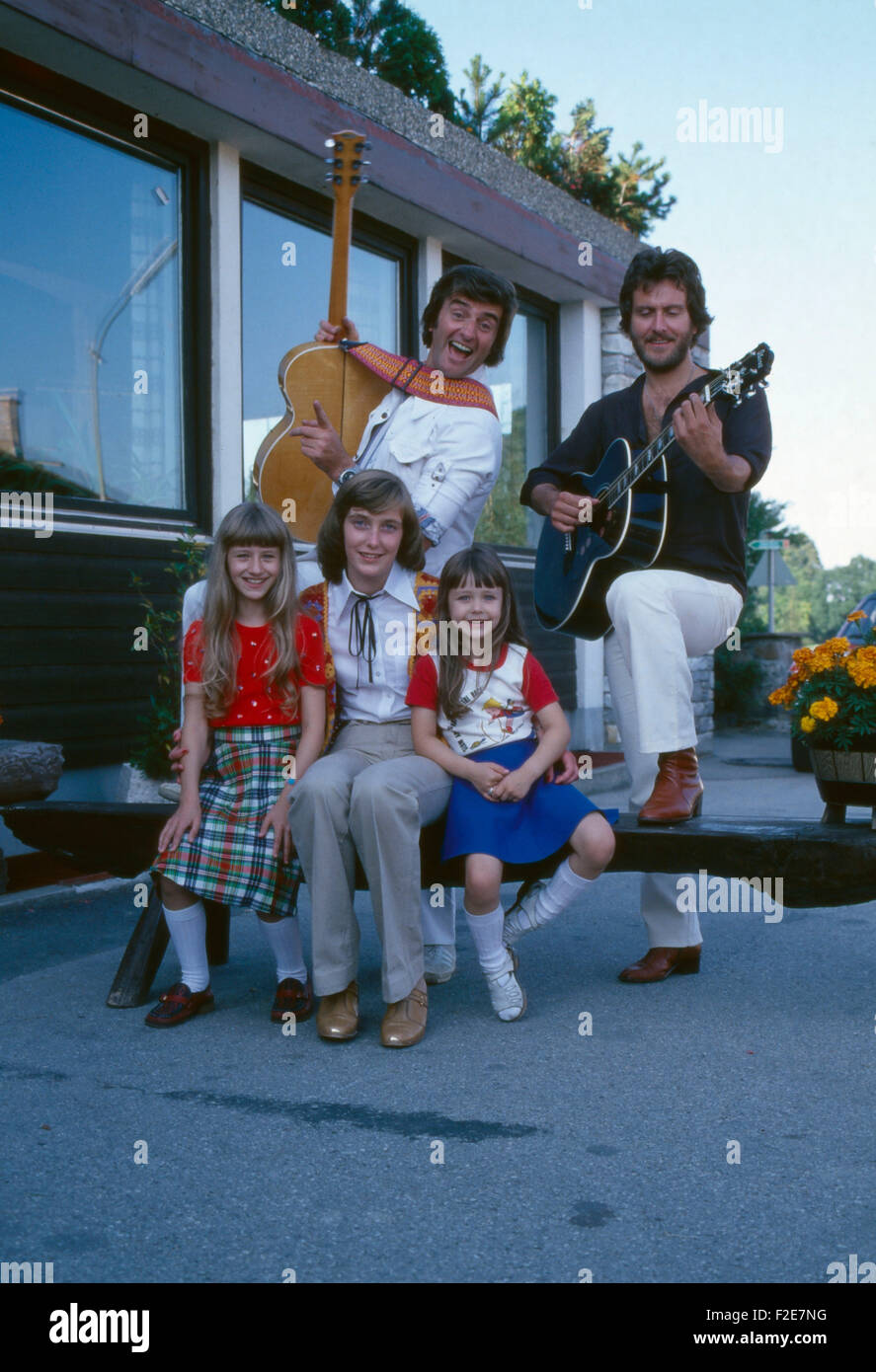 Deutschen Sänger Patty Landers, Patrick Nielsen, Tom Hagen und Heidi ...
