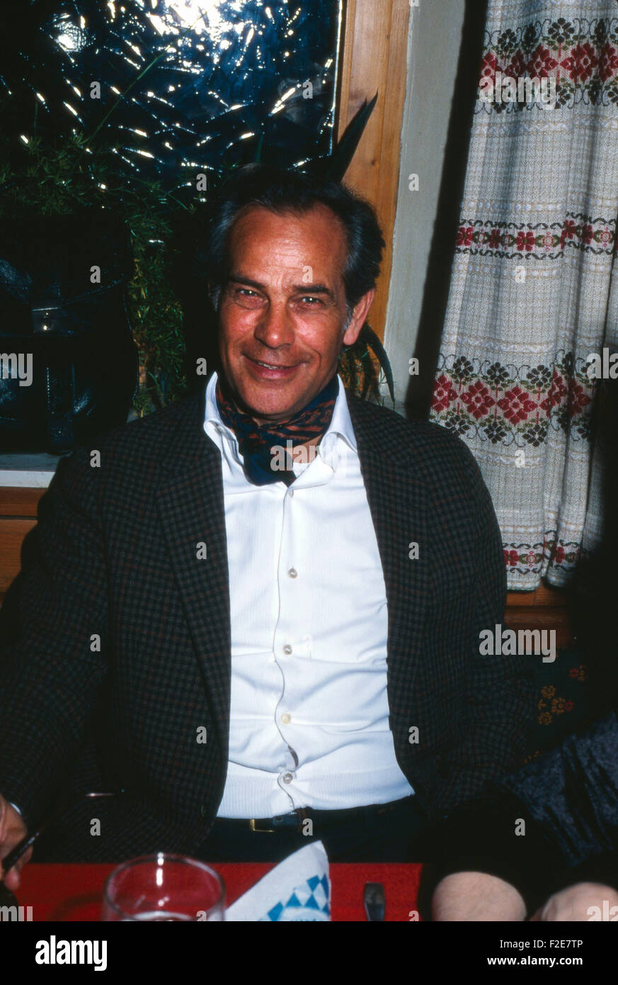Der Österreichische Schauspieler Und Filmproduzent Adrian Hoven, 1970er ...