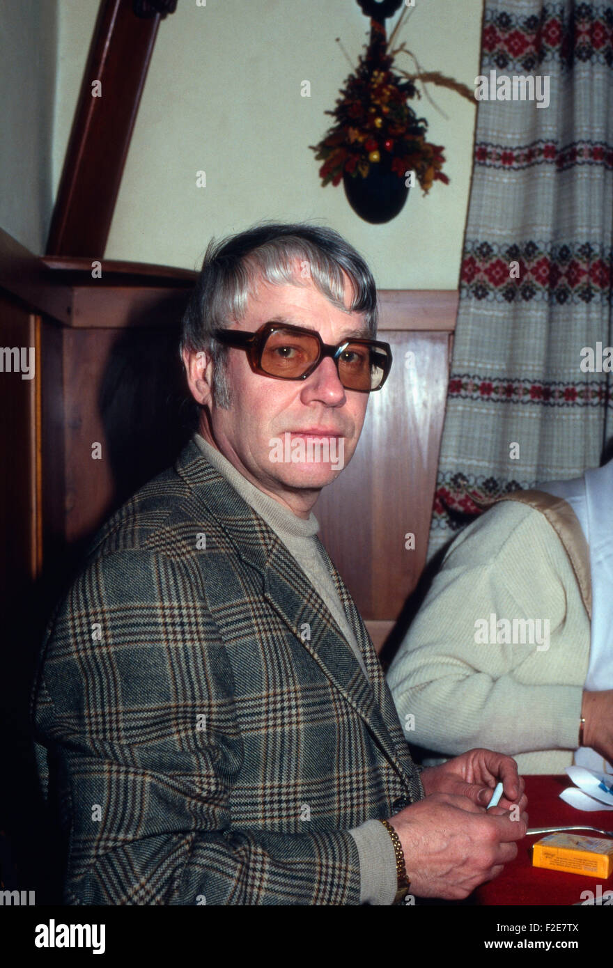 Der Deutsche Schauspieler Und Synchronsprecher Hartmut Reck, 1970er ...