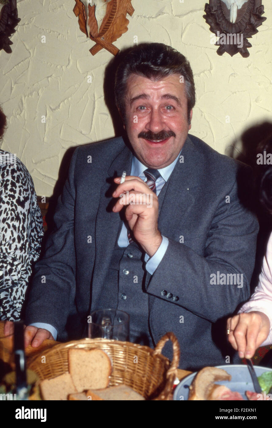 Der Deutsche Schauspieler Willy Harlander, 1980er Jahre Deutschland ...