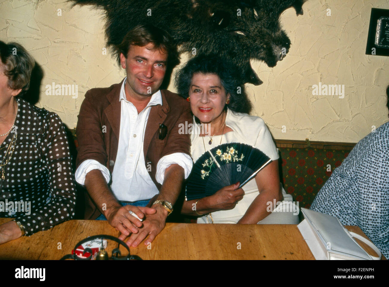 Deutschen Wis Michael Tietz und Margit Symo, Deutschland 1980er Jahre ...