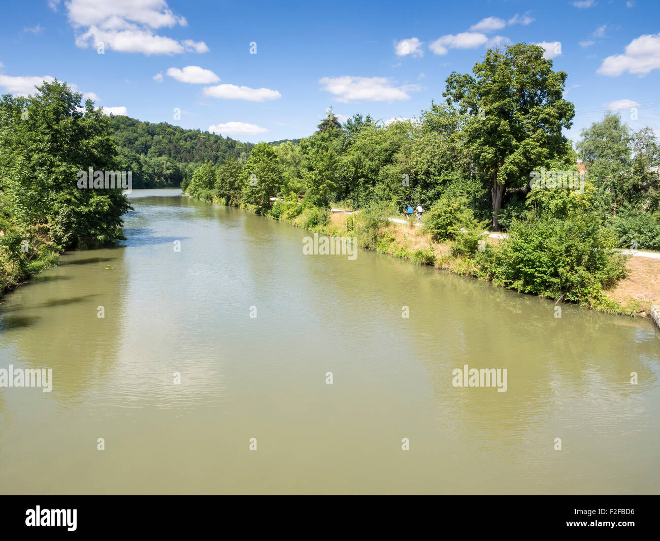 Historisches Schiff Kanal, Ludwig-Main-Donau-Kanal, main, Donau, in der ...