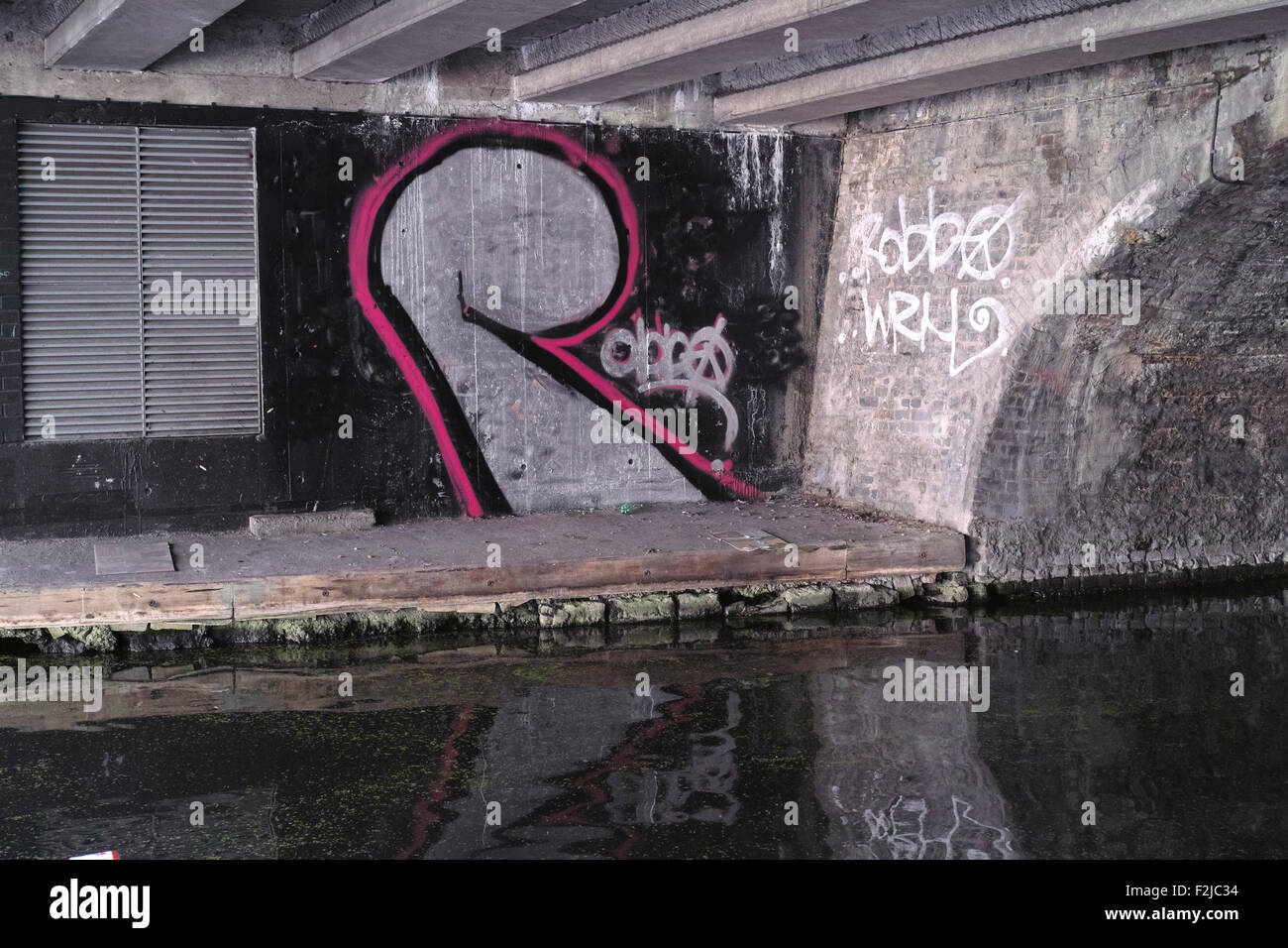 Robbo Graffiti an der Stelle der Graffiti-Kriege im Dezember 2009 ...