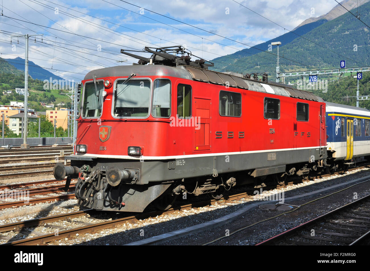 Brig Bahnhof Stockfotos und -bilder Kaufen - Alamy