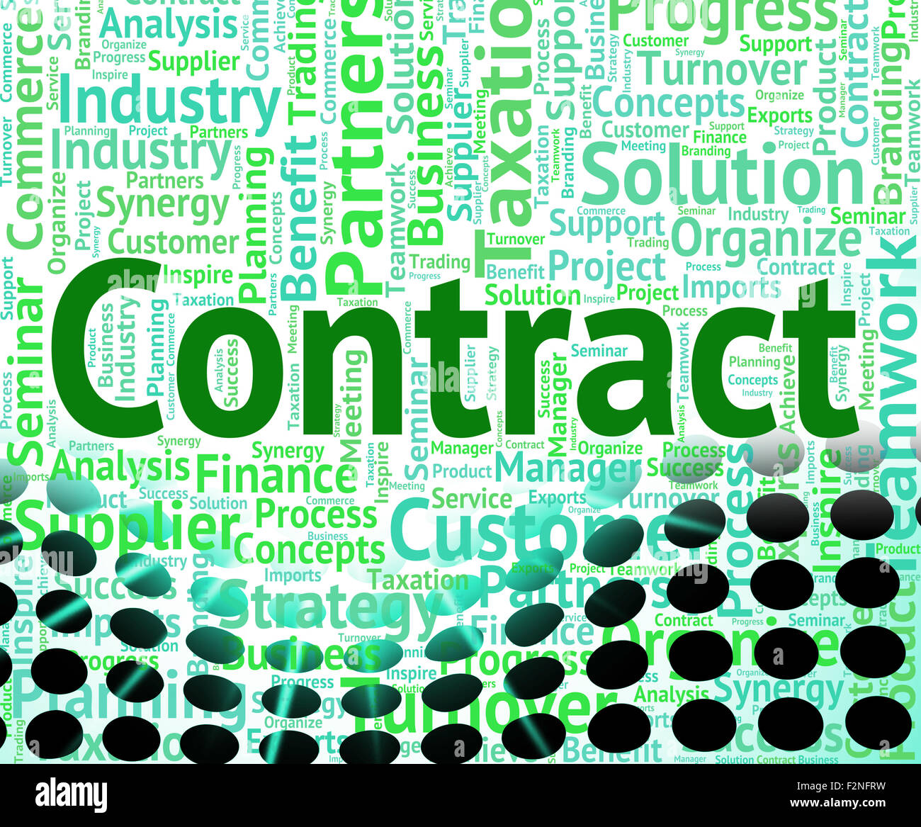 Vertragliche vereinbarung -Fotos und -Bildmaterial in hoher Auflösung ...