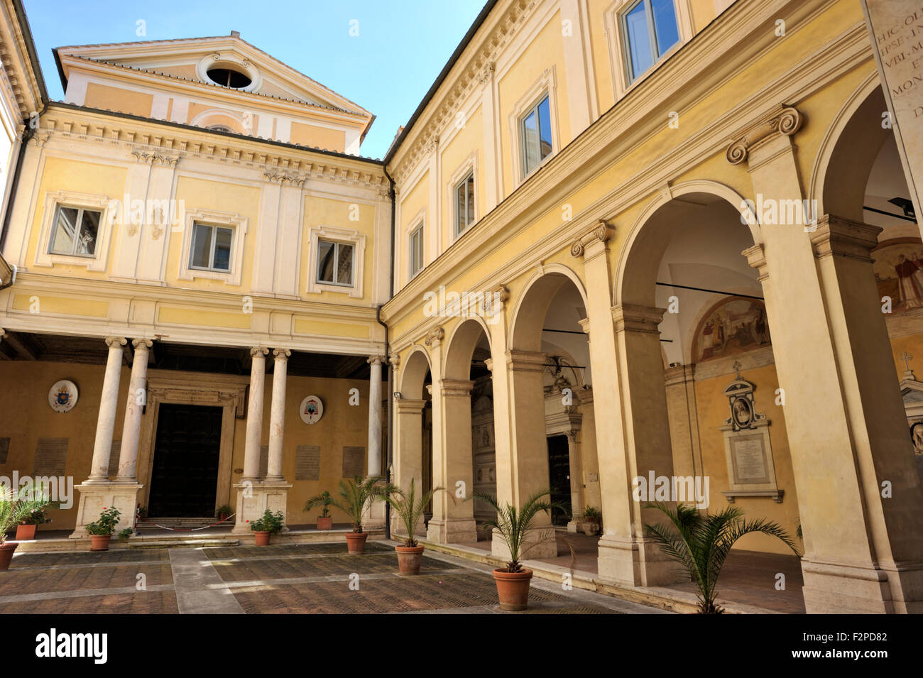Italien, Rom, Caelian Hill, Kloster San Gregorio al Celio ...