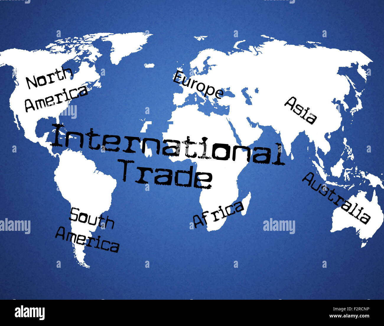 Internationaler Handel, rund um den Globus und Import-Geschäft ...