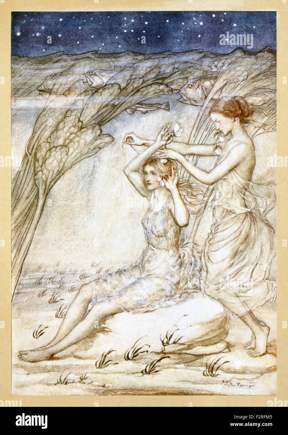 "Sabrina fair, hören wo sitzt du bist" von "Comus" von John Milton ...