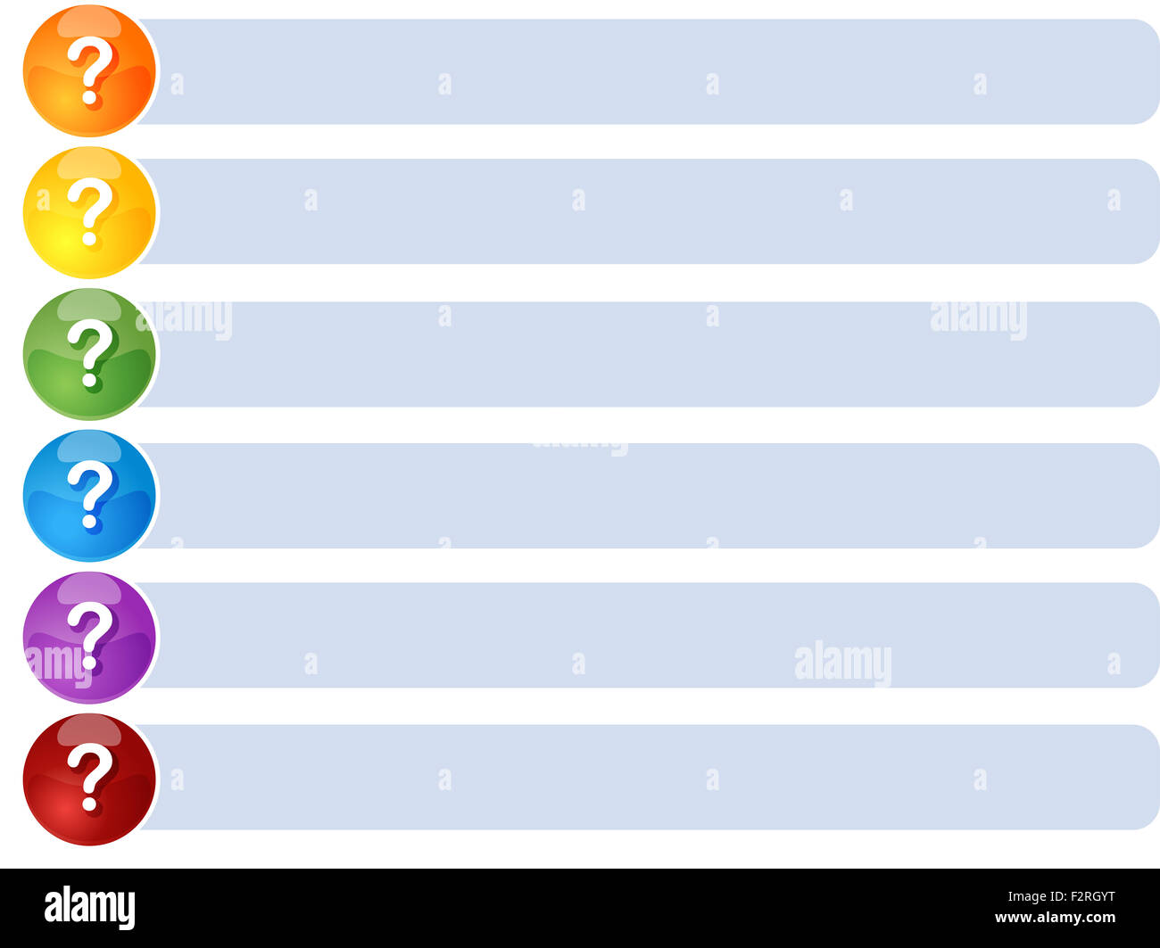 Leere Business Strategie Konzept Infografik Diagramm Abbildung Frage ...