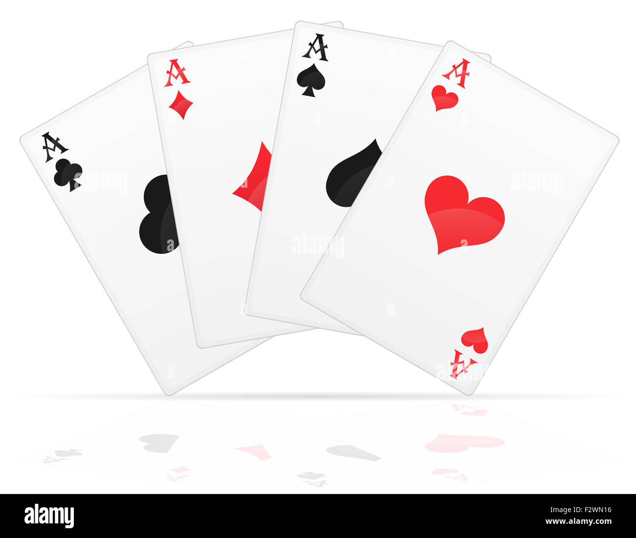 Spielkarten symbole Ausgeschnittene Stockfotos und -bilder - Alamy
