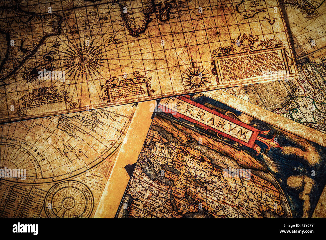 Vintage maps -Fotos und -Bildmaterial in hoher Auflösung – Alamy