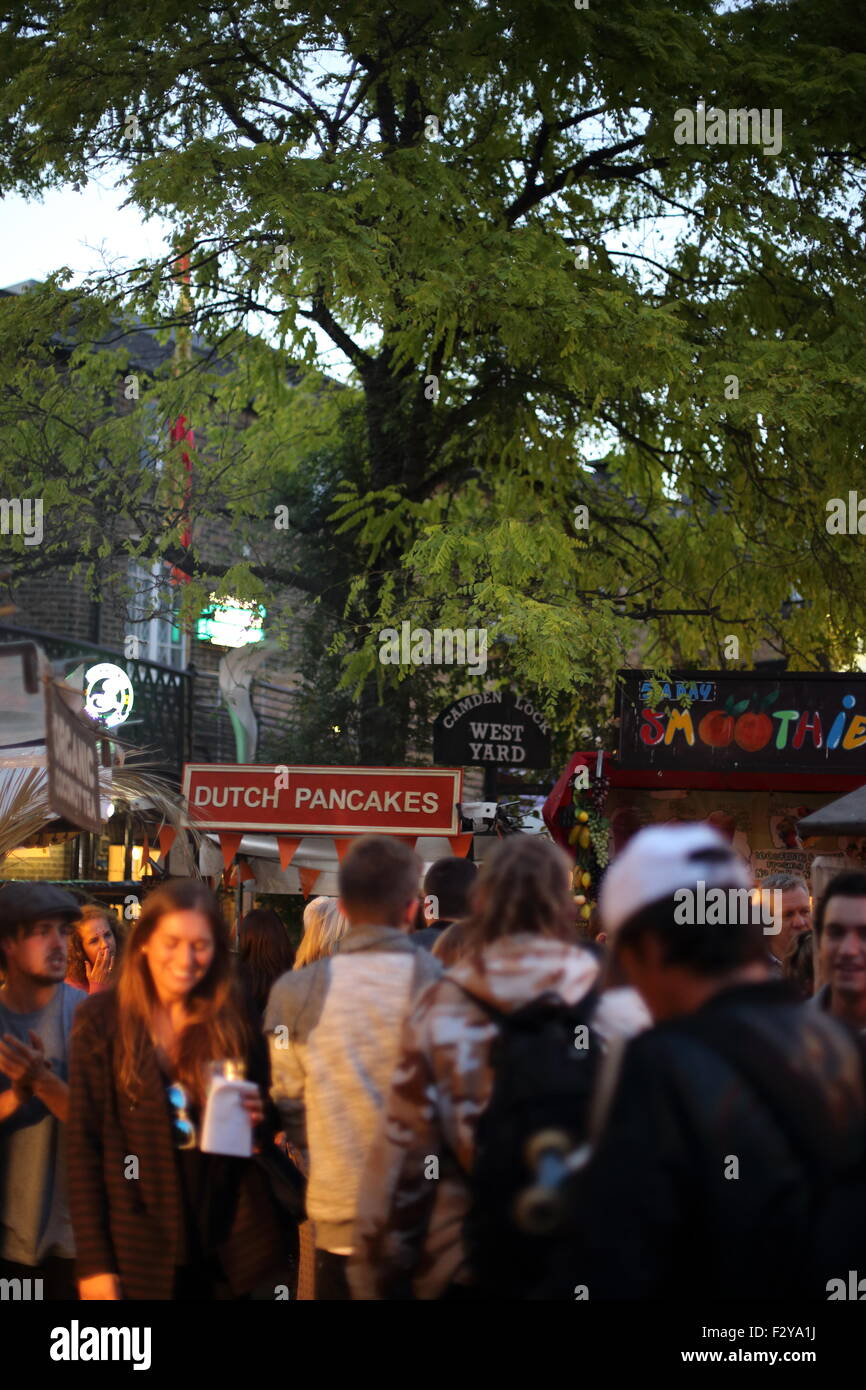 Camden Night Market, London Stockfotografie - Alamy