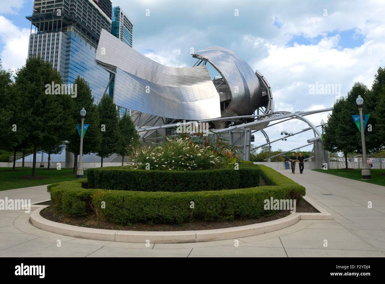 Jay Pritzker Musikpavillon, Chicago, Illinois. Bandshell im Millennium ...