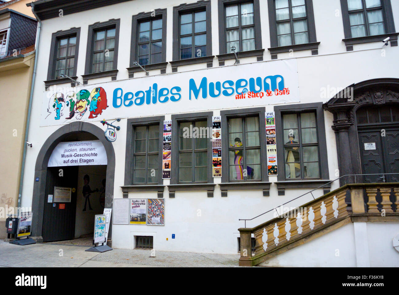 Beatles Museum, Halle, Sachsen-Anhalt, Deutschland Stockfotografie - Alamy