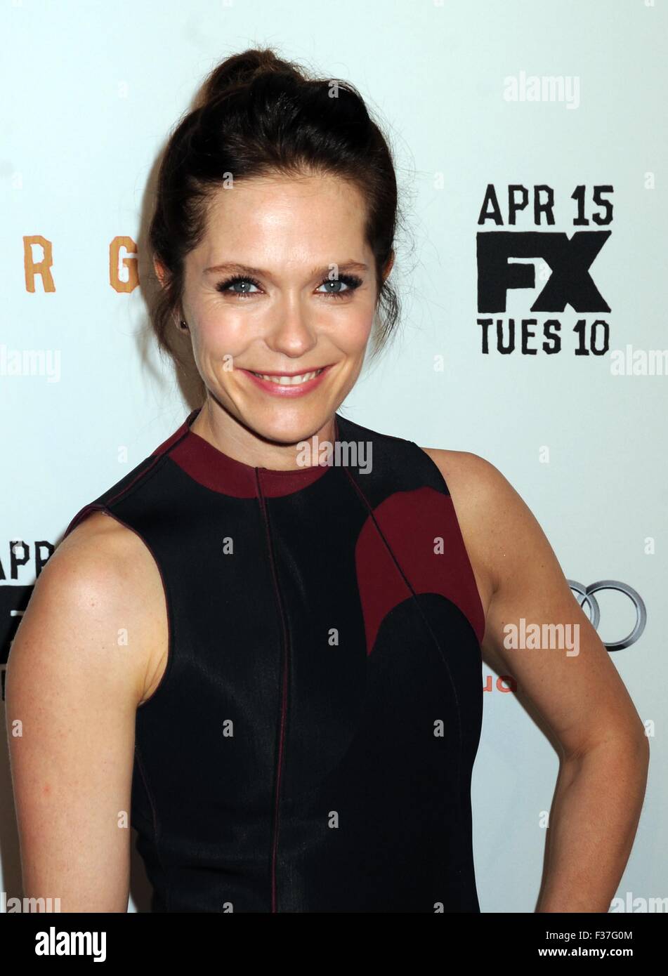 New York City, NY. USA. Katie Aselton bei der FX Netze im Voraus ...