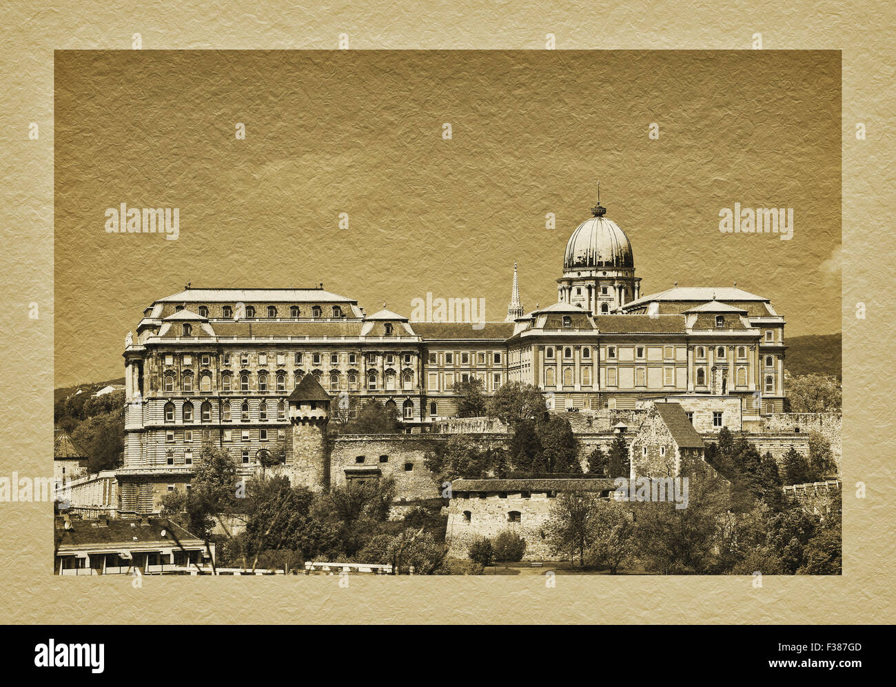 Budaer Burg ist das größte Gebäude Ungarns und das wohl bekannteste ...