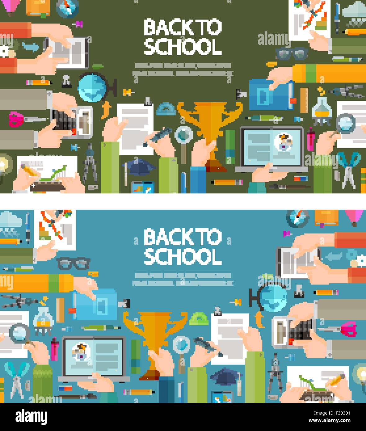 Bildung-Vektor-Logo-Design-Vorlage. Schule oder Ausbildung-Symbol Stock ...