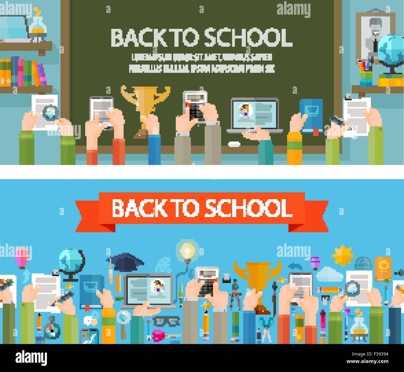 Schule-Vektor-Logo-Design-Vorlage. Bildung oder Ausbildung-Symbol Stock ...