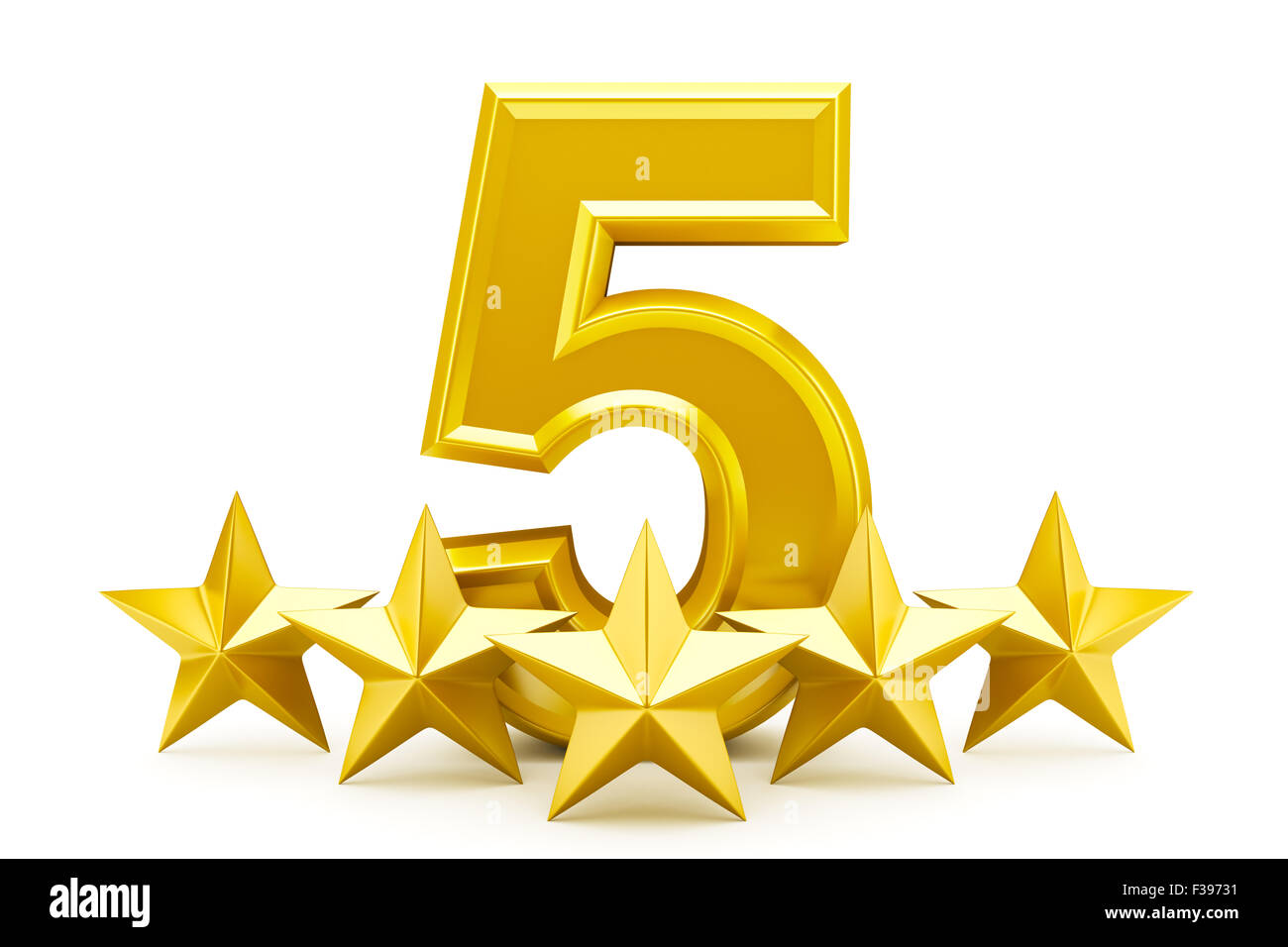 Fünf-Sterne-Rating - glänzend Fünf-Sterne-Rating - glänzend