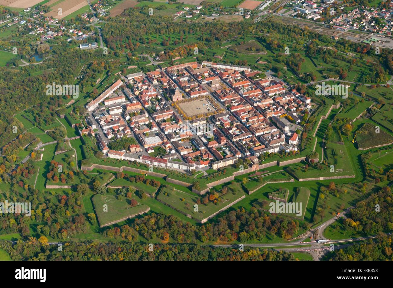 Neuf brisach befestigte stadt luftbild -Fotos und -Bildmaterial in ...