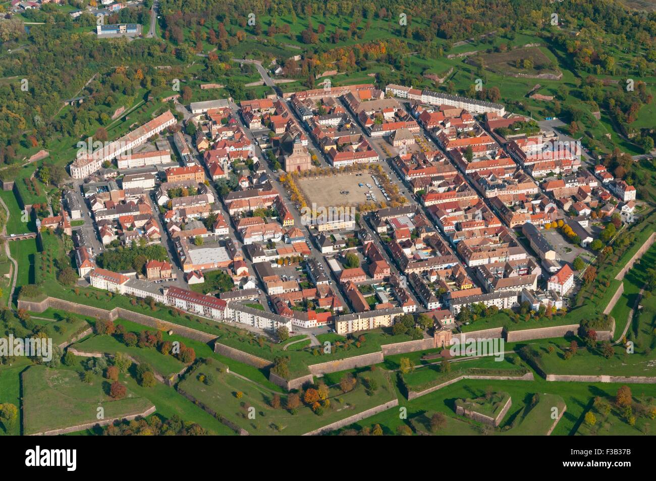 Neuf brisach befestigte stadt luftbild -Fotos und -Bildmaterial in ...