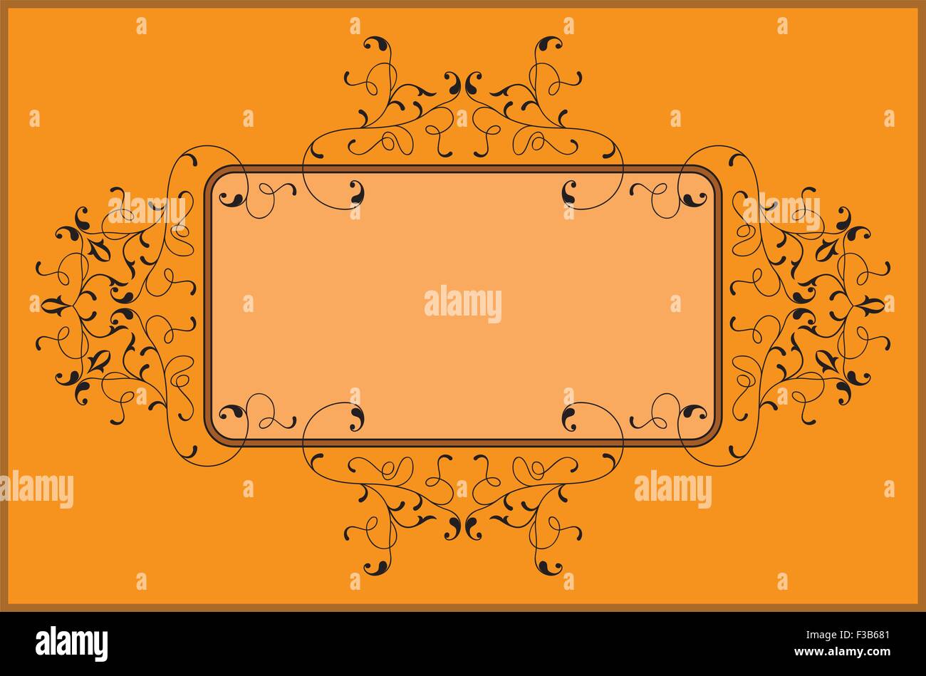 Frame Border Design Vektorgrafiken Stock-Vektorgrafik - Alamy
