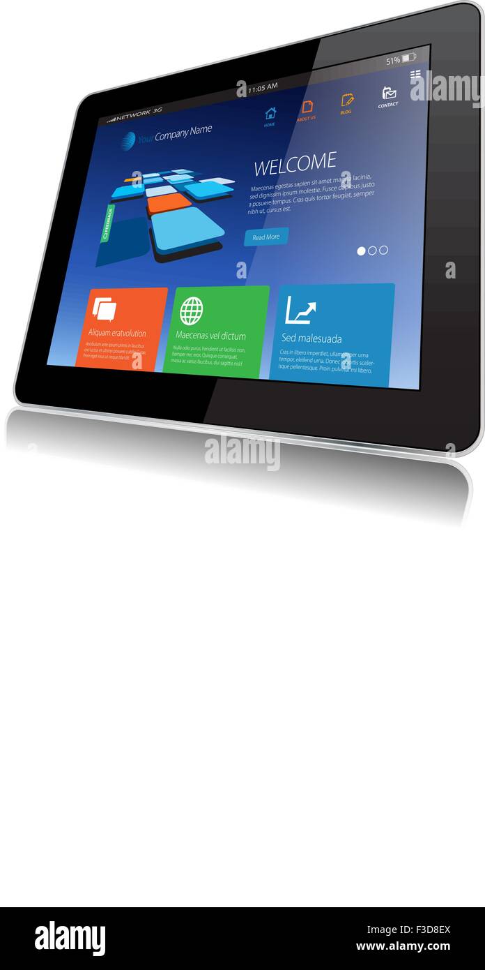 Tablet vektor vektoren -Fotos und -Bildmaterial in hoher Auflösung – Alamy