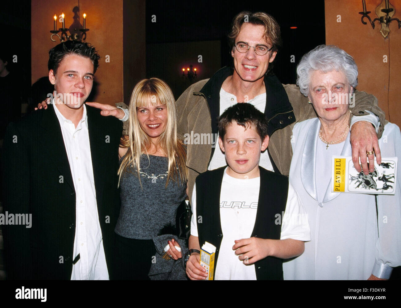 Nach der Party feiern Rick Springfields erste Nacht in dem Broadway ...