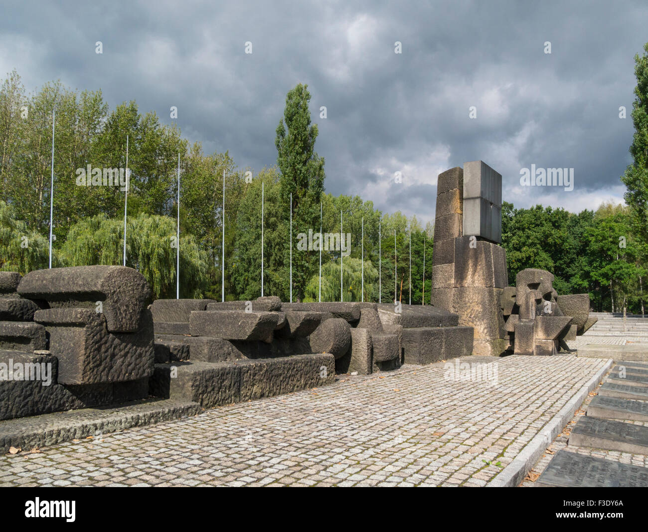 Denkmal für 1,5 Millionen von deutschen Nazis ermordet im KZ Auschwitz ...