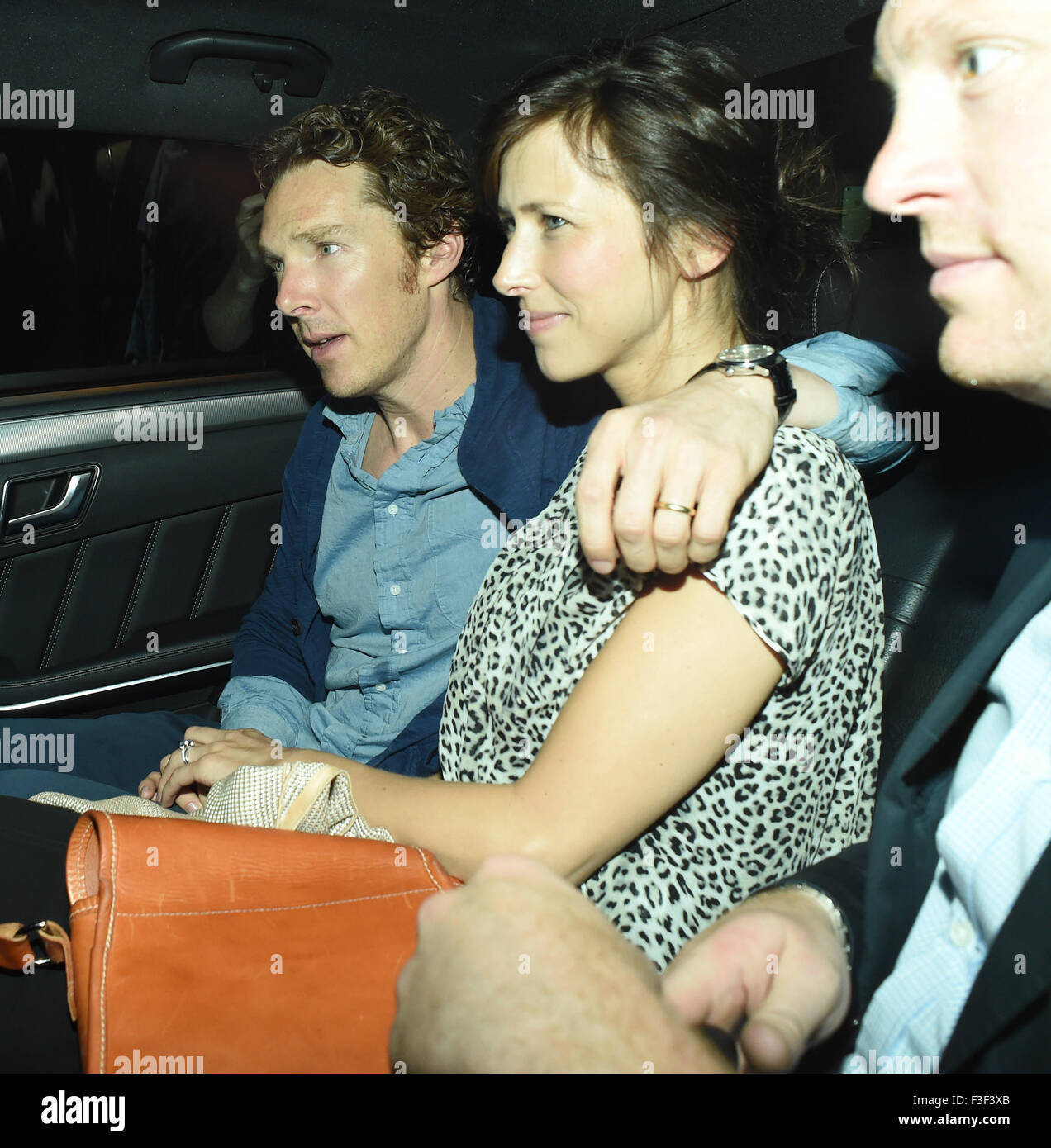 Benedict Cumberbatch und seine Frau Sophie Hunter gesehen verlassen das ...