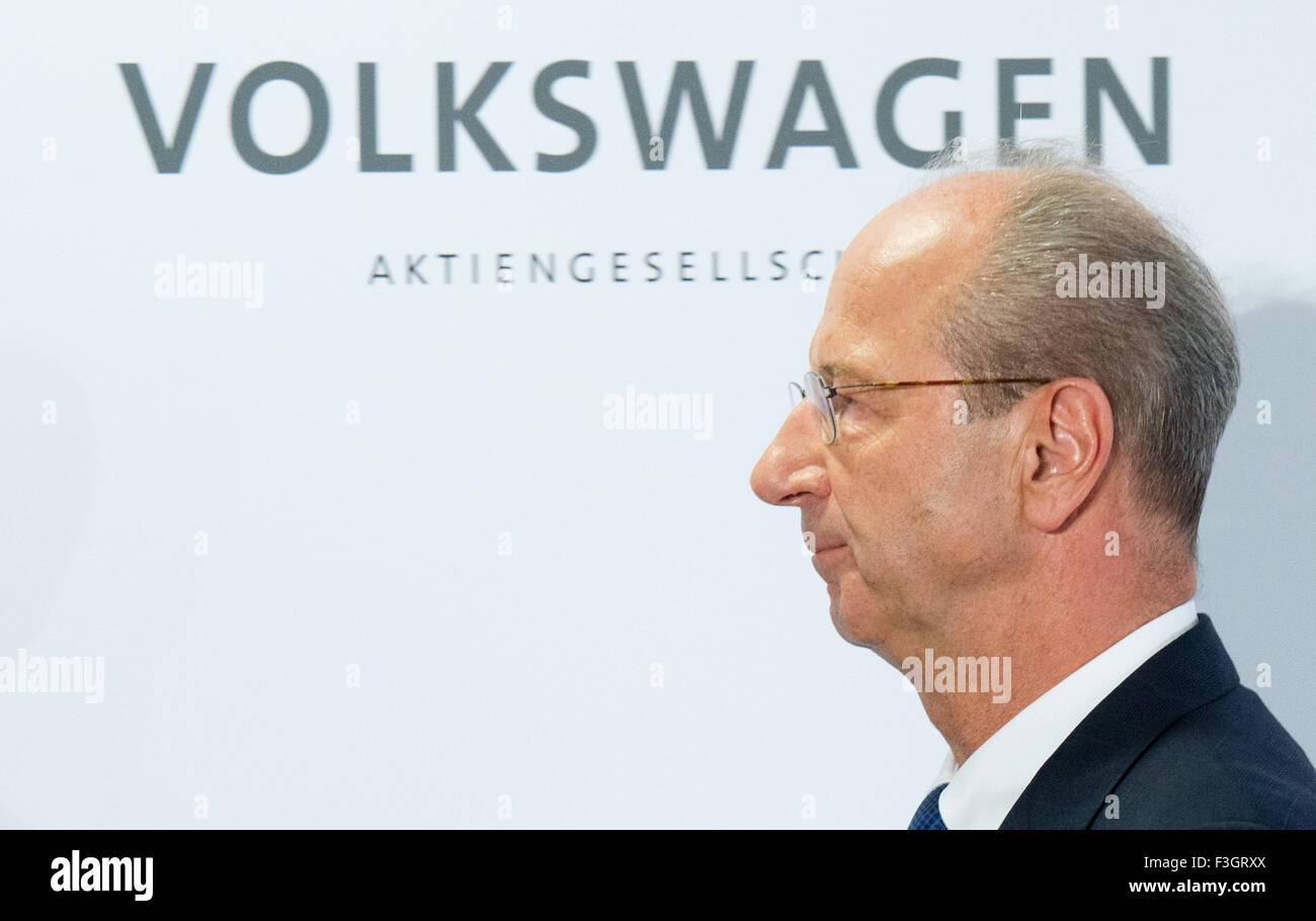 Hans Dieter Poetsch, der neue Chef der Volkswagen AG im Rahmen einer ...