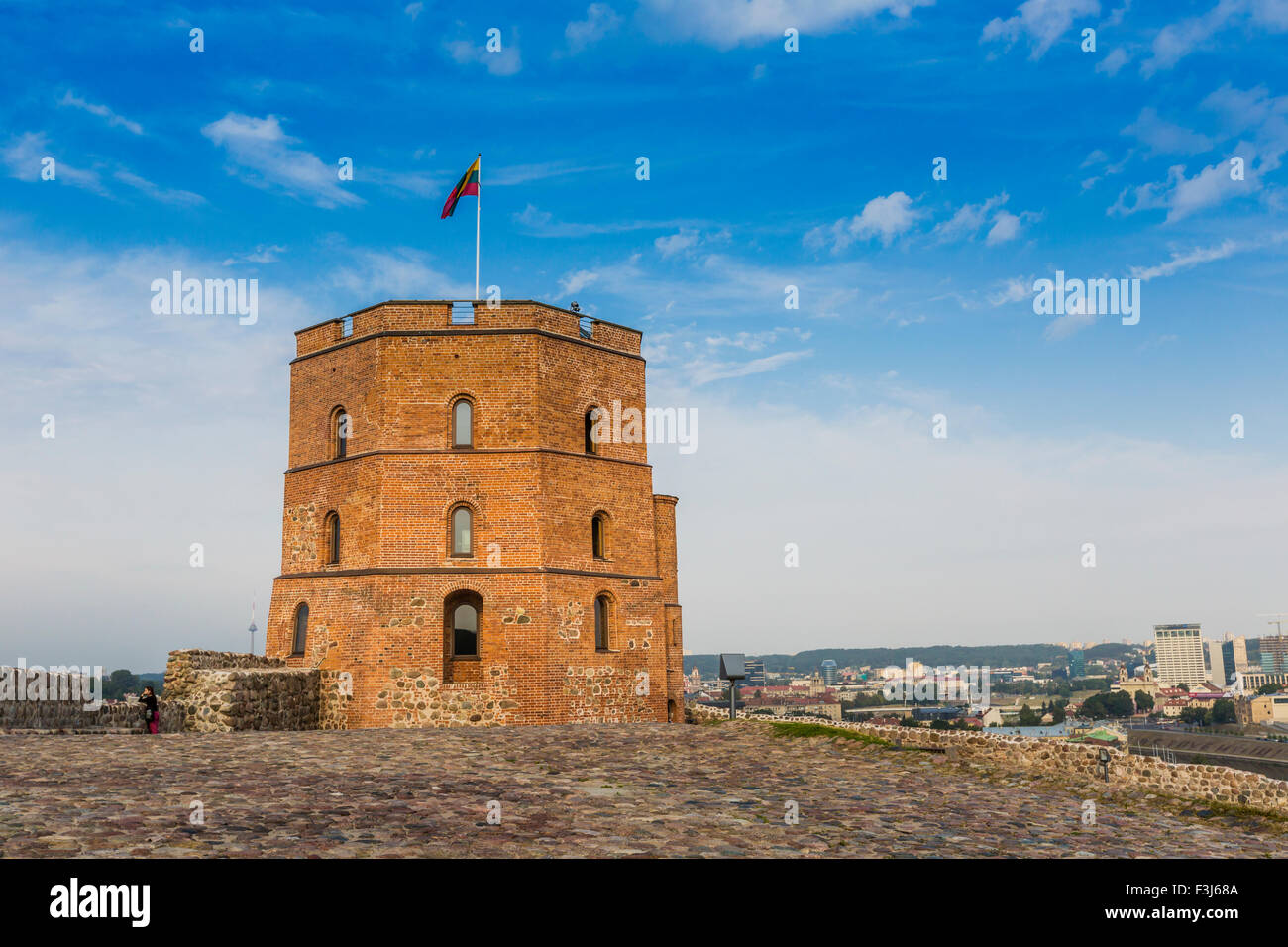 Vilnius, Litauen. Blick auf die Stadt Vilnius. Vilnius, Turm der ...