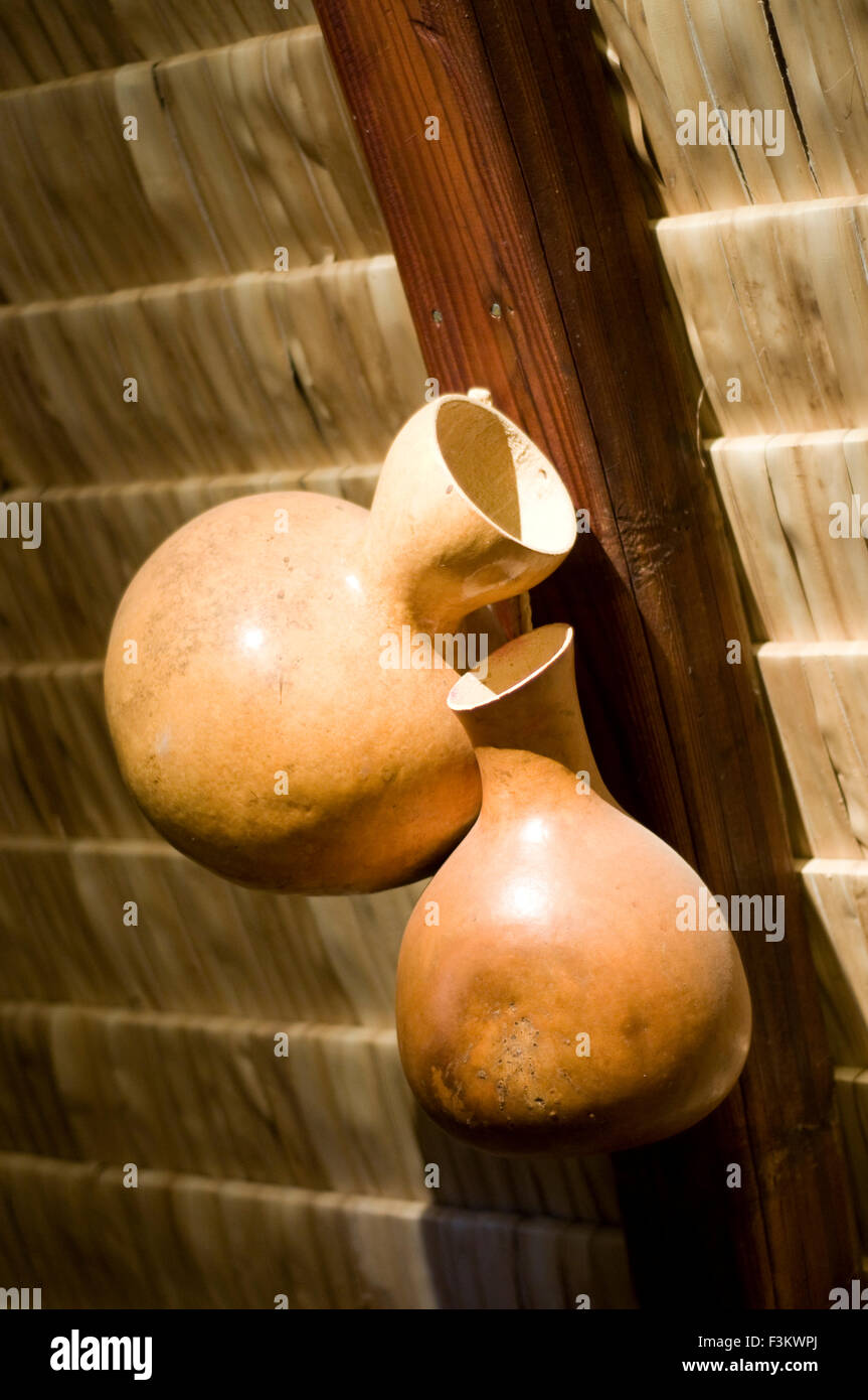 Polynesisches Kunsthandwerk in Polynesian Cultural Center. O' ahu ...