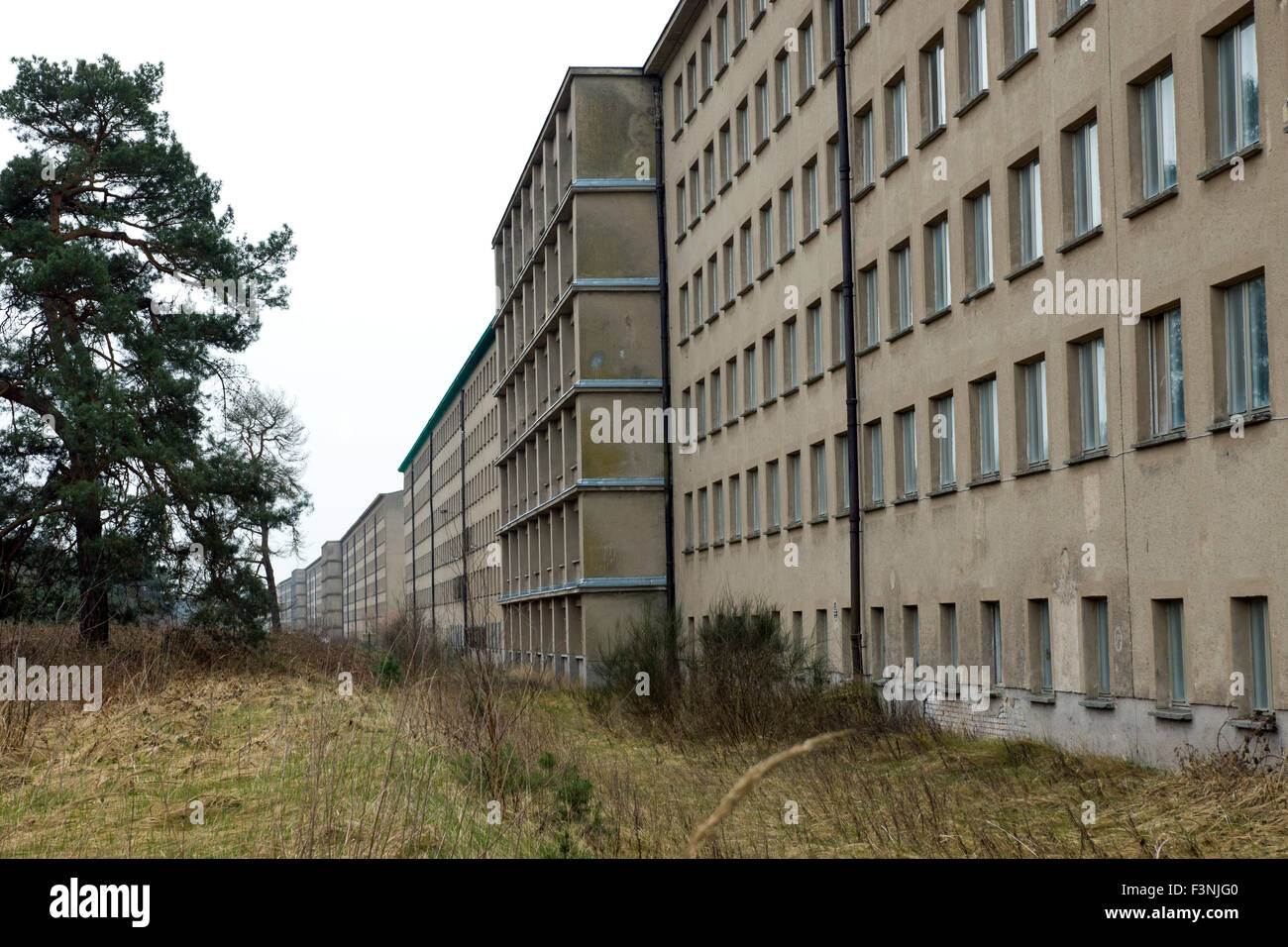 NS-Anlage Prora auf Rugia Insel an der Ostsee Stockfotografie - Alamy