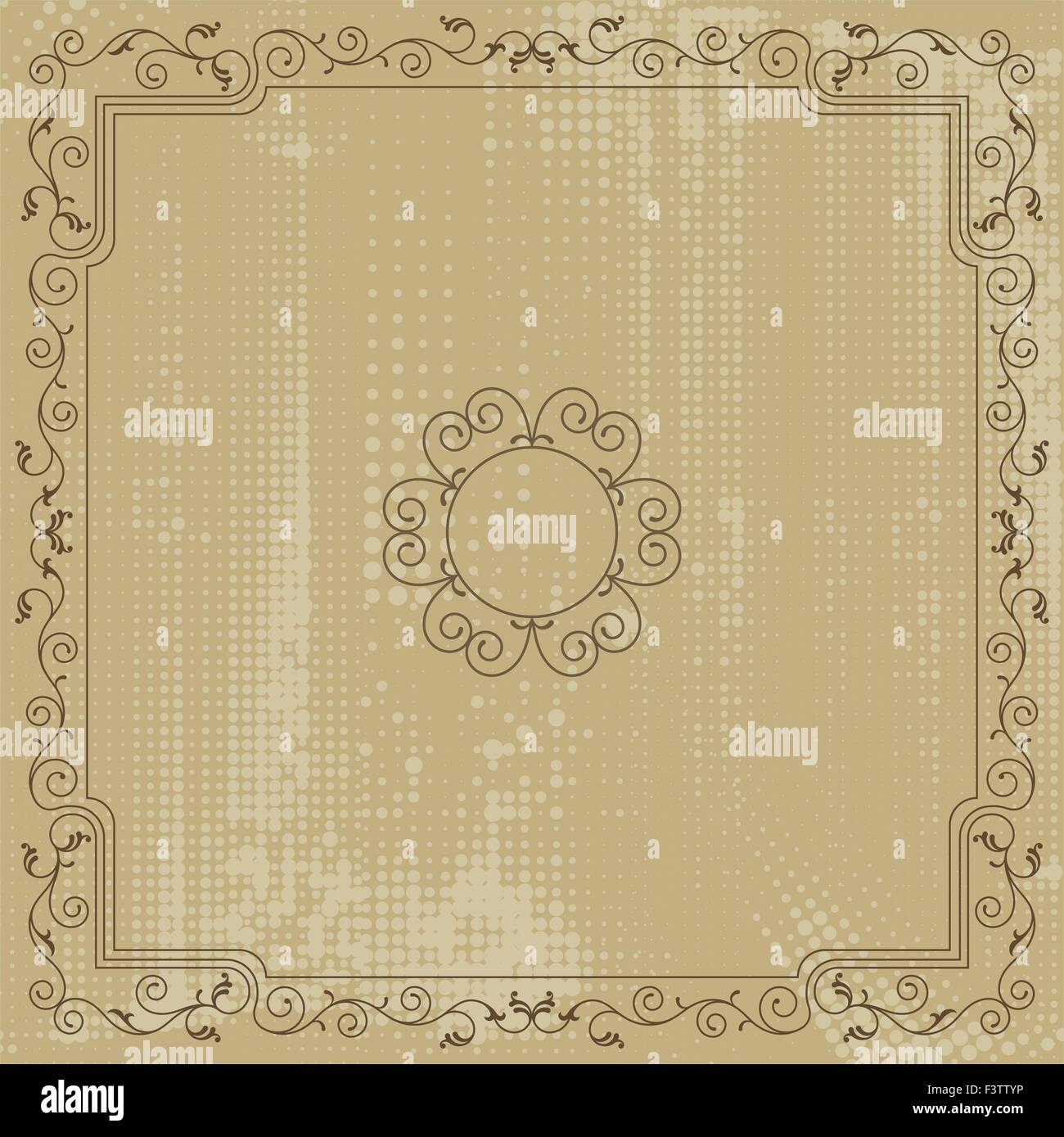 Frame Border Design Vektorgrafiken Stock-Vektorgrafik - Alamy