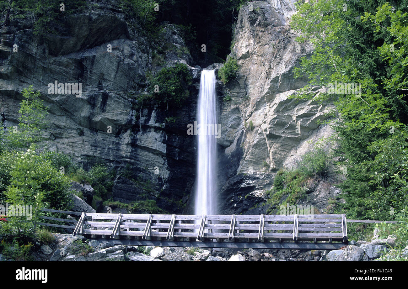 Wasserfall; Alpen; Österreich; Montafon Stockfotografie - Alamy