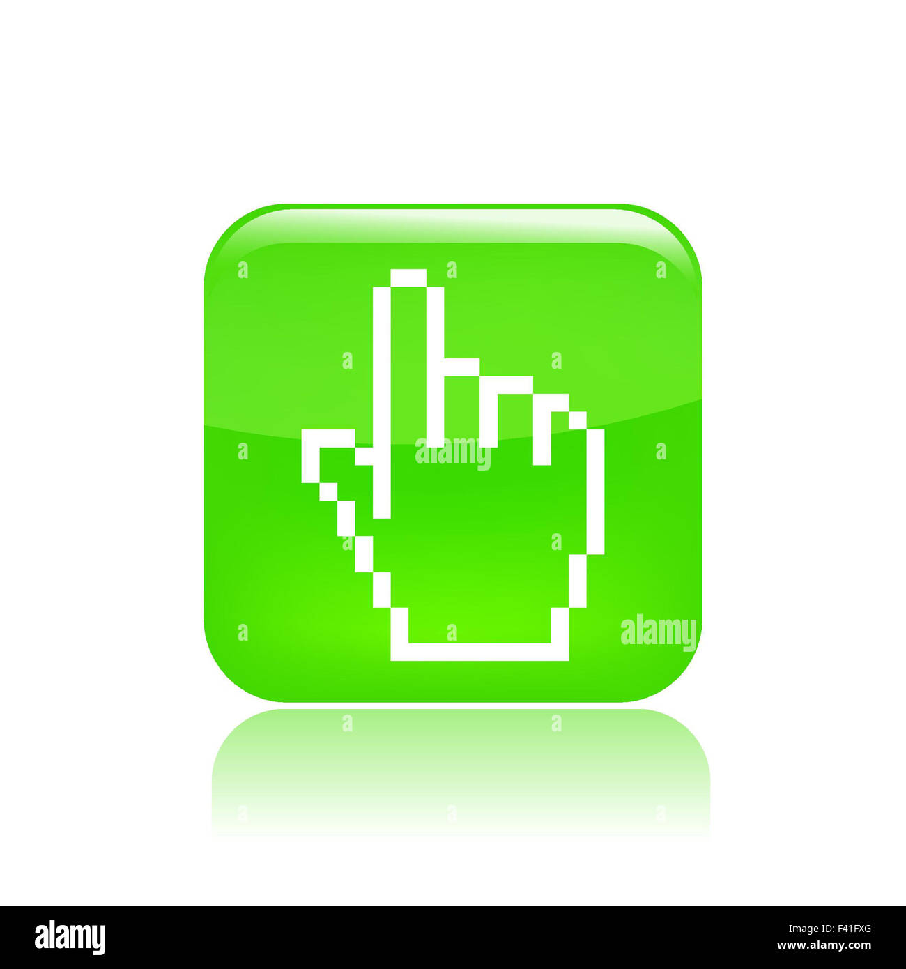 Vektor-Illustration der einzelnen Pixel-Symbol Stockfotografie - Alamy