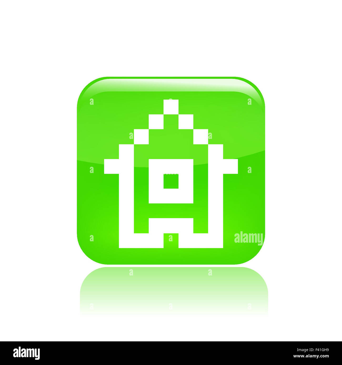 Vektor-Illustration von Pixel-Symbol Stockfotografie - Alamy