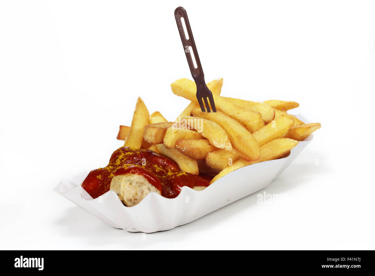 Currywurst isoliert -Fotos und -Bildmaterial in hoher Auflösung – Alamy