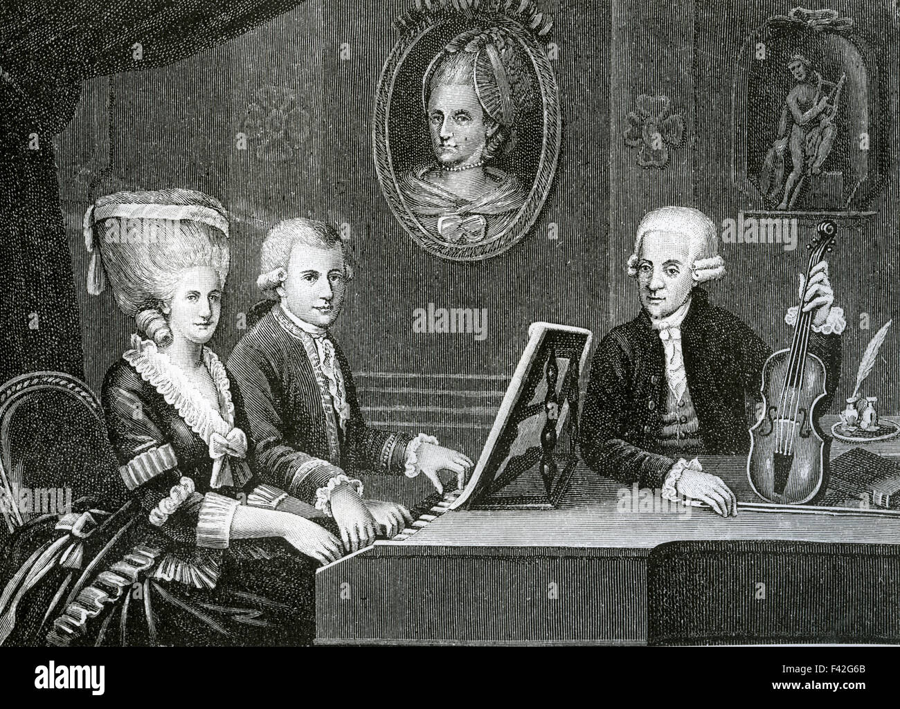 Mozart maria anna -Fotos und -Bildmaterial in hoher Auflösung – Alamy