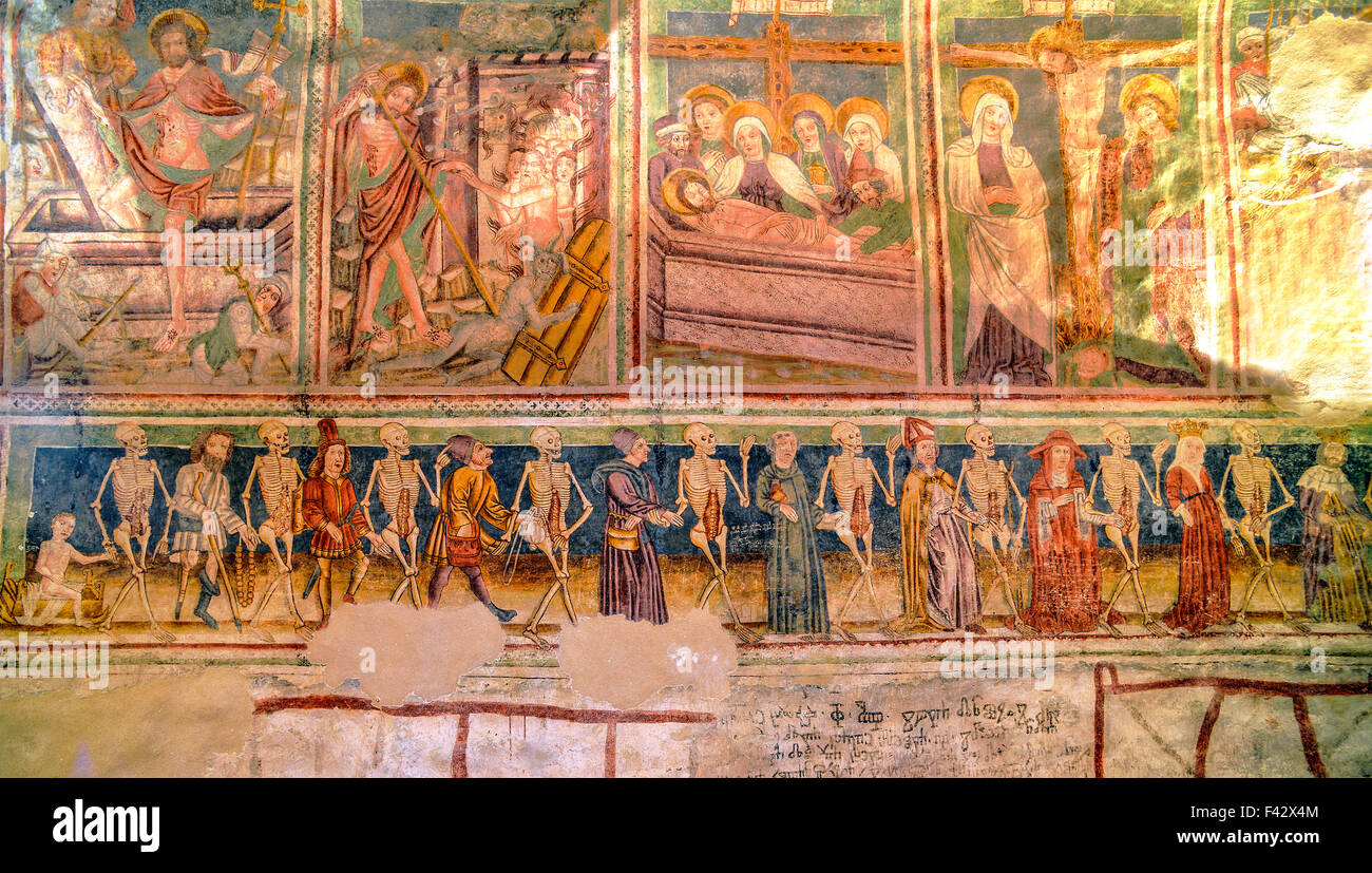 Slowenien Cristoglie Hrastovlje der romanischen Kirche der Heiligen ...