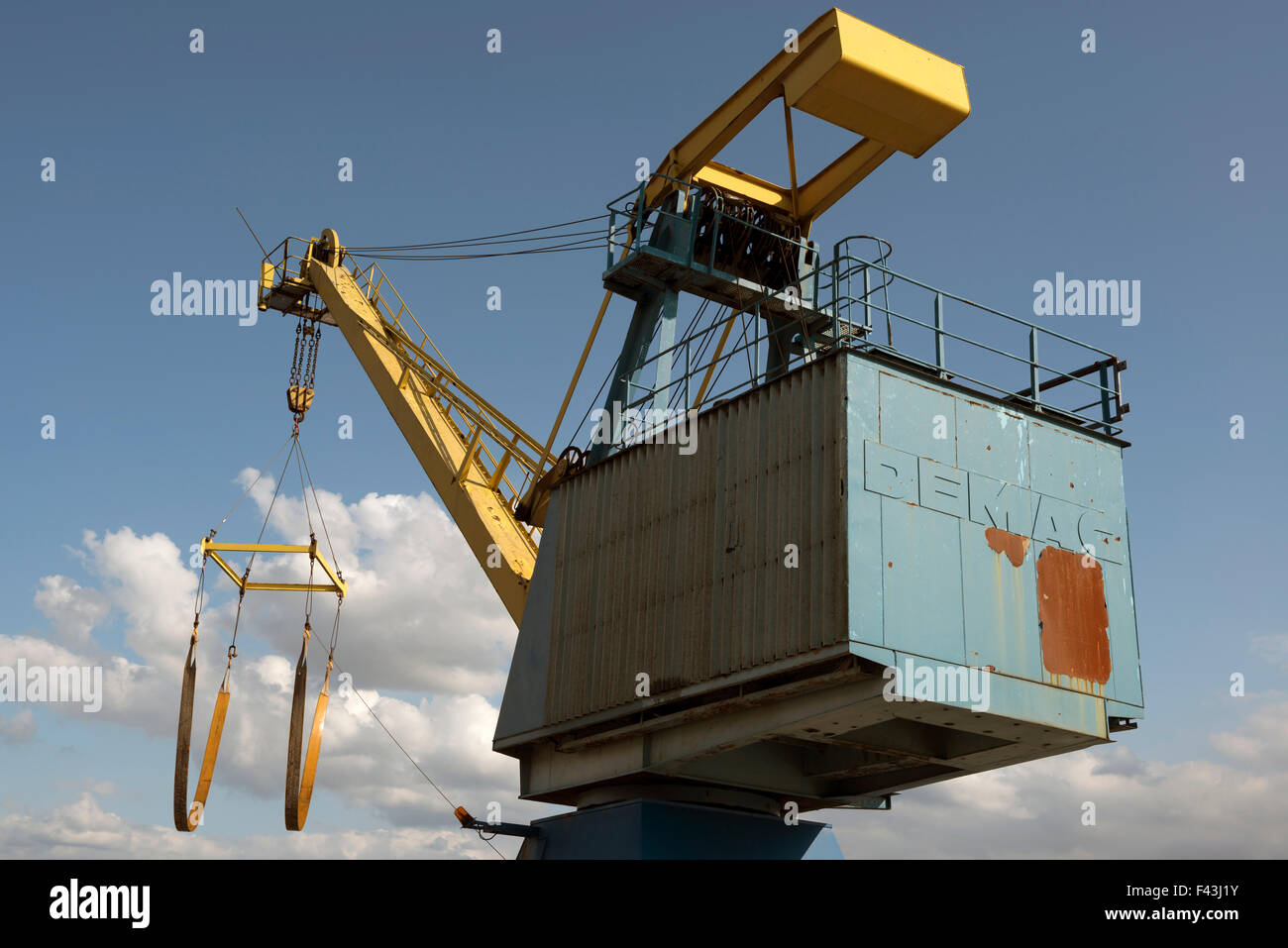 Demag Kran Hitdorf Deutschland Stockfotografie - Alamy