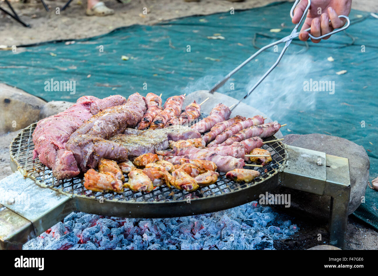Afrikanischer Grill Stockfotos und -bilder Kaufen - Alamy