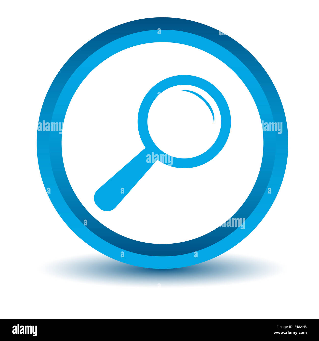 Lupe icon image -Fotos und -Bildmaterial in hoher Auflösung – Alamy